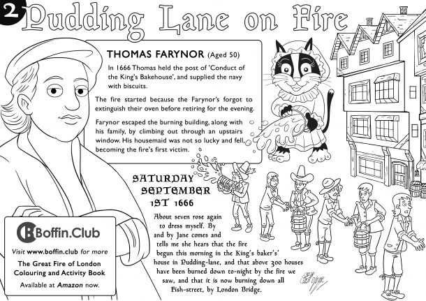 Great Fire of London / Colouring and Activity Book